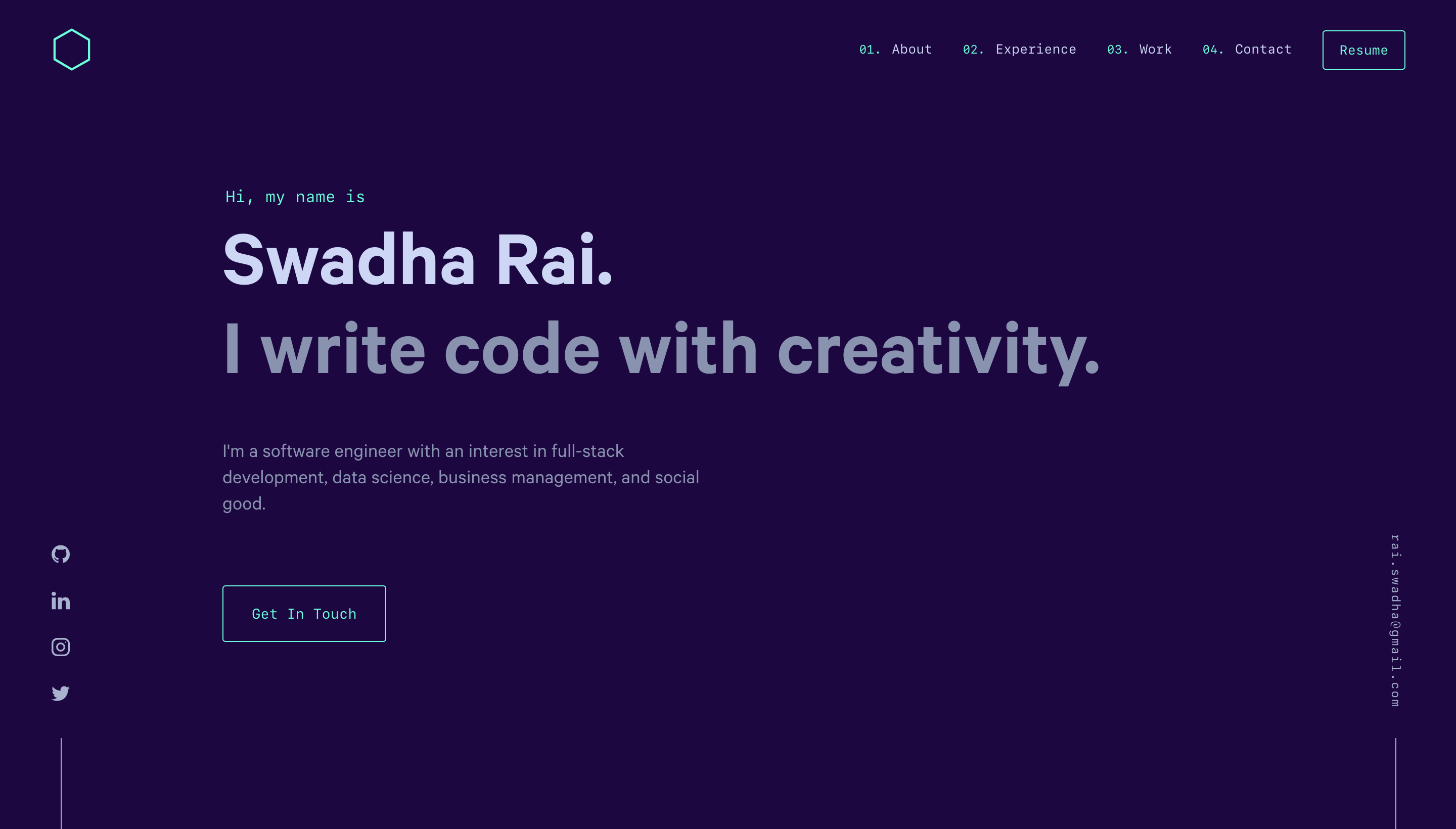 Swadha Rai | Software Engineer